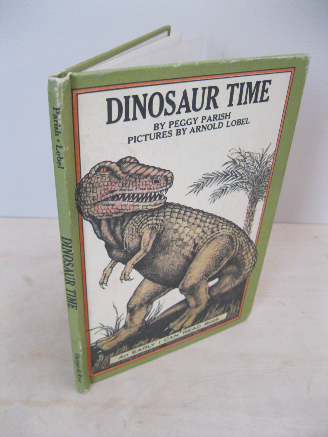 Vintage Children's Book Dinosaur Time 1974