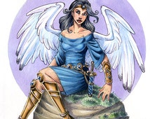 Popular items for warrior angel on Etsy