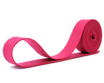 Wool Felt 100 Percent Wool Felt Ribbon in color by TheFeltPod