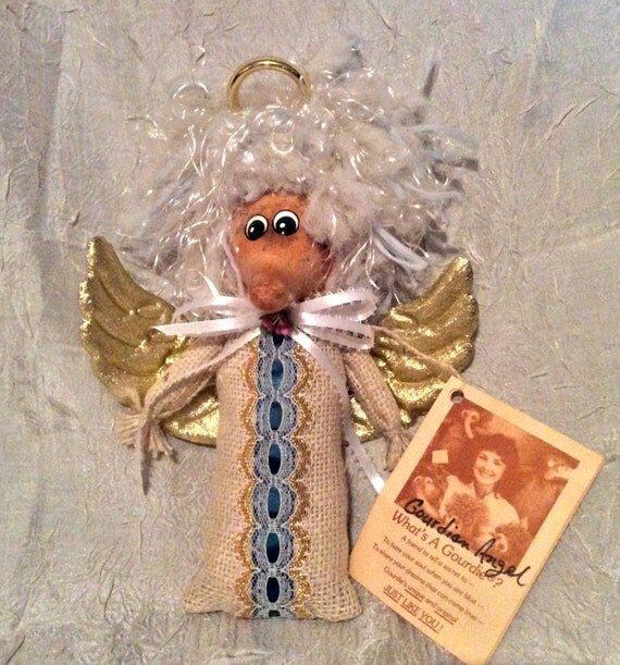 Vintage Gourdian Angel Angel made from a Gourd for