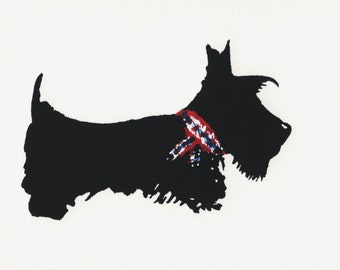 Scottie Dog Print