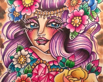 Popular items for gypsy print on Etsy