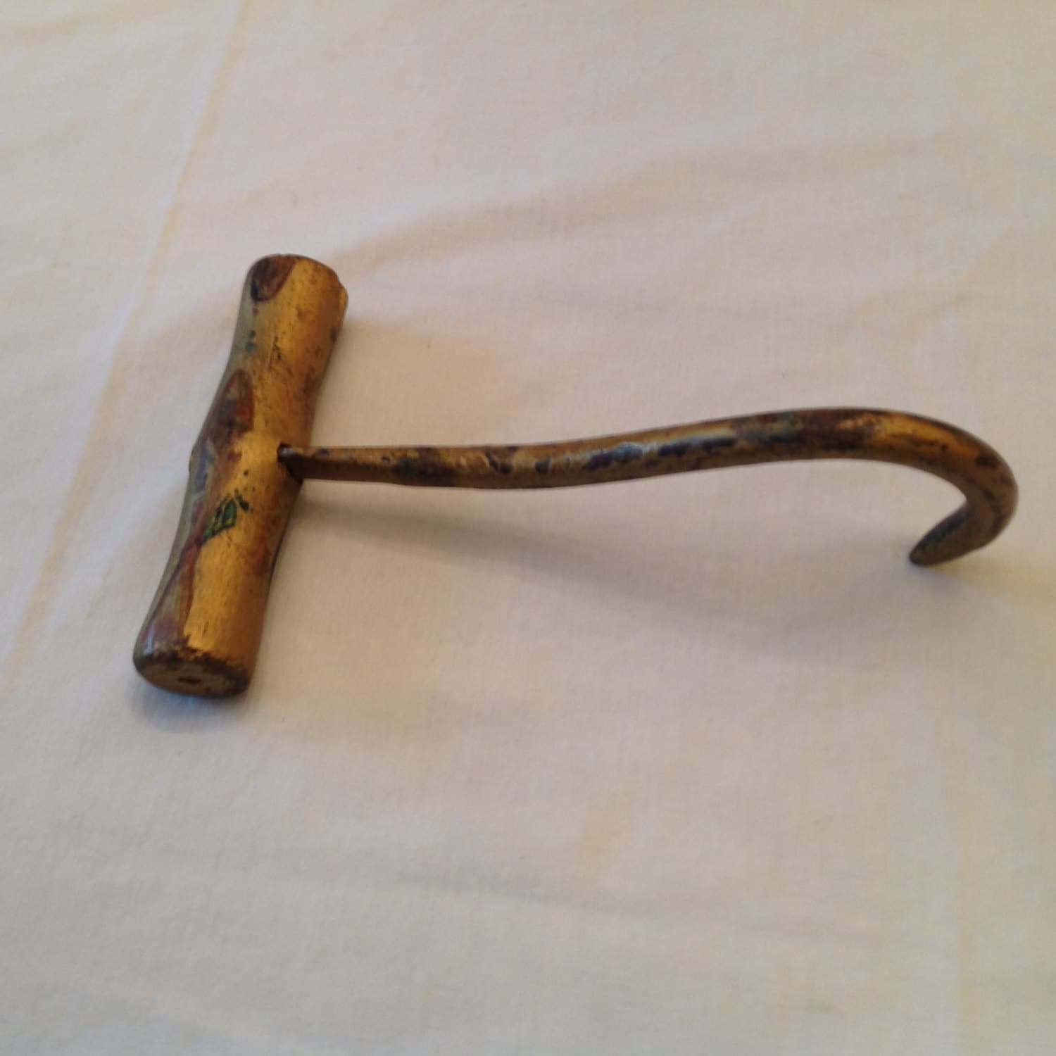 Iron Hay, Meat, Ice Hook / Bale Farm Tool with Wooden Handle – Haute Juice