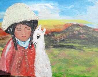 Bolivia painting | Etsy