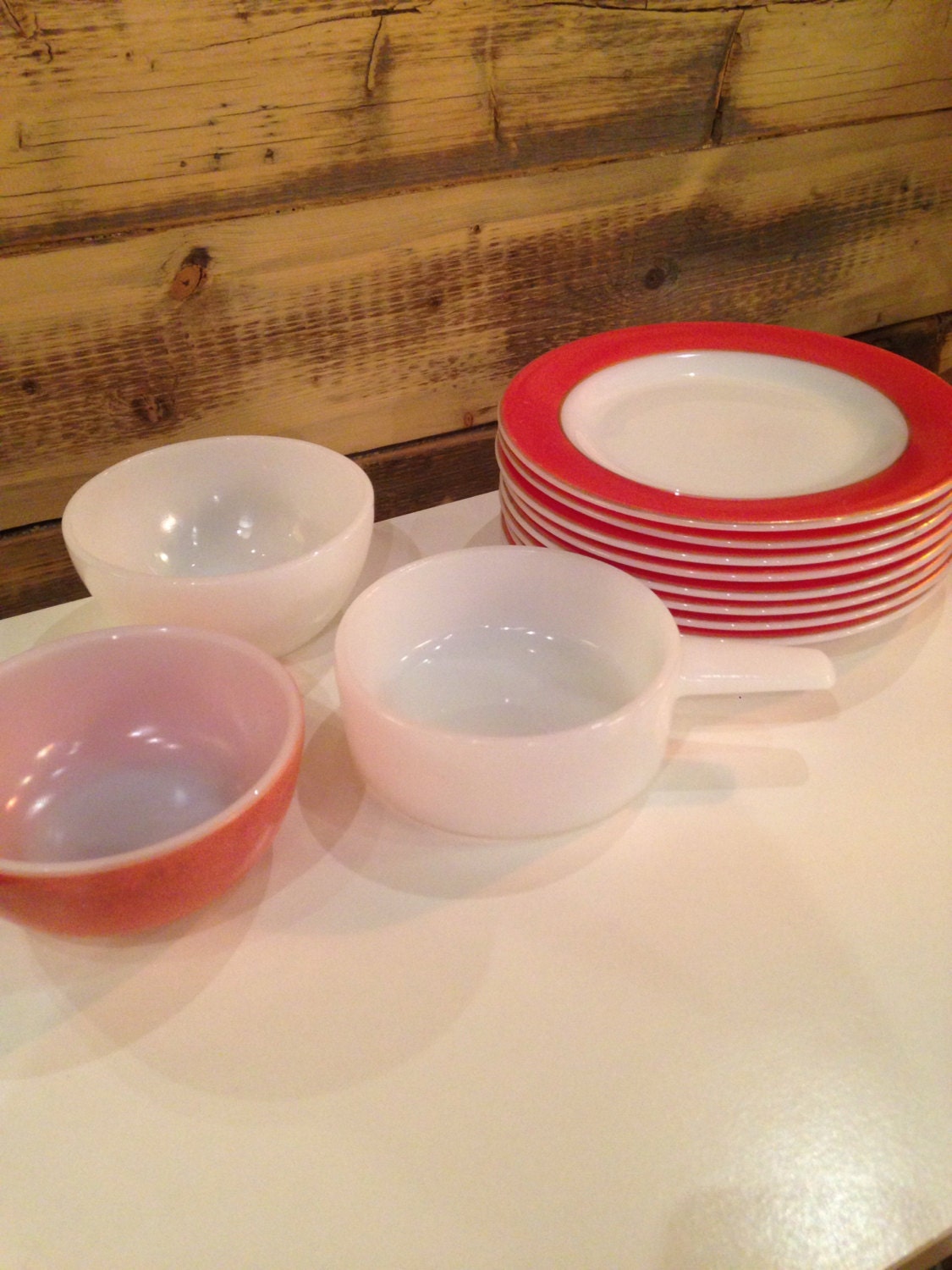 Milk Glass Kitchenware Set 11 pieces – Haute Juice