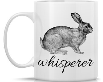 Rabbit design mugs | Etsy