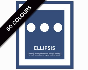 Question Marks Art Print Punctuation Typography Poster