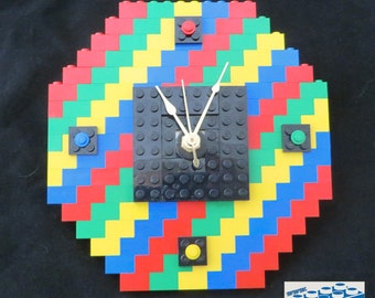 Items similar to Amazing LEGO CLOCK 3D Desk or Wall - Gifts for Geeks ...