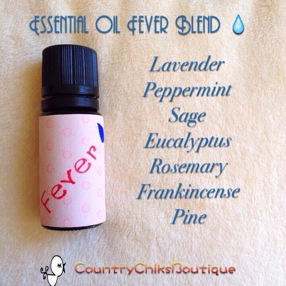 Essential Oils Fever Reducer Blend Roll By Countrychiksboutique