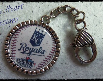 Kansas City Royals keychain/bag pendant