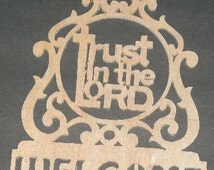 Unique trust god sign related items | Etsy