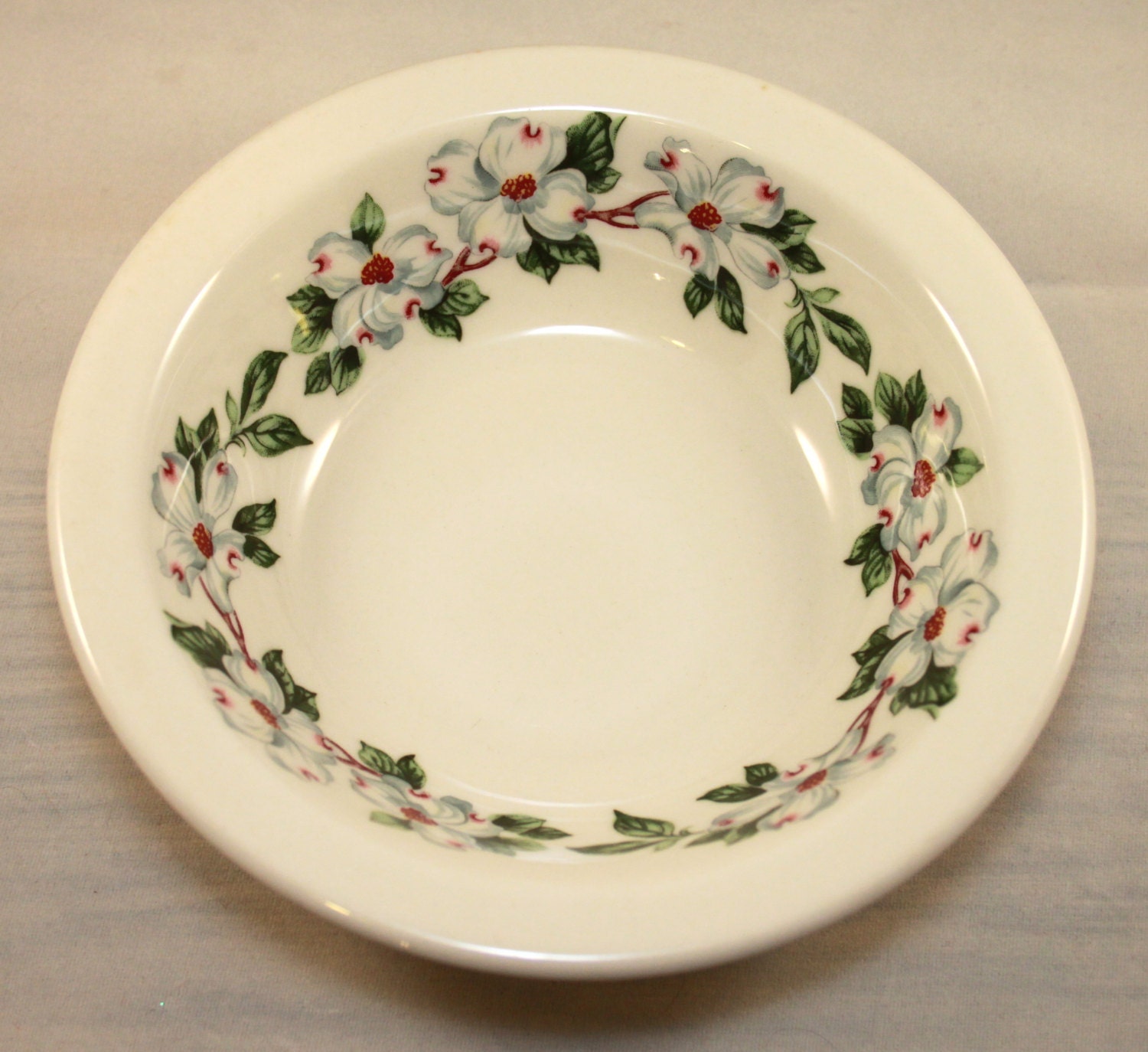 Syracuse China Dogwood Pattern Cereal or Soup Bowl Restaurant Ware ...