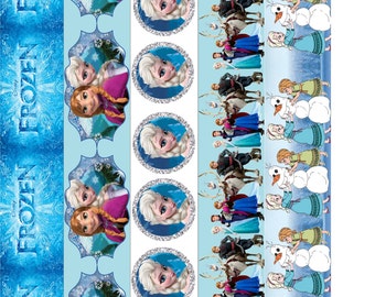 FROZEN Elsa Anna Paper Chain Strips Party Games Party Favor Inexpensive ...
