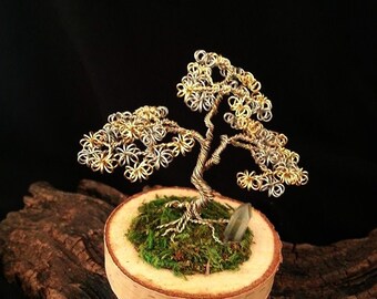 Wire bonsai tree | Etsy