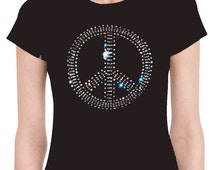 Popular items for peace t shirt on Etsy