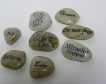 Popular items for inspirational rocks on Etsy