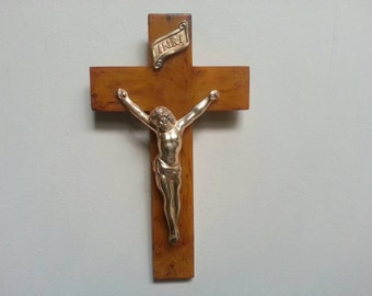 Bakelite crucifix | Etsy