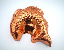 Popular items for copper fish mold on Etsy