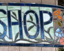 Popular items for stained glass sign on Etsy