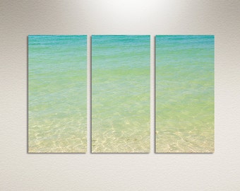 Beach triptych art | Etsy