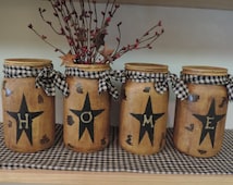 Unique primitive jars related items | Etsy