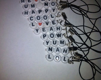 Popular items for word keychain on Etsy