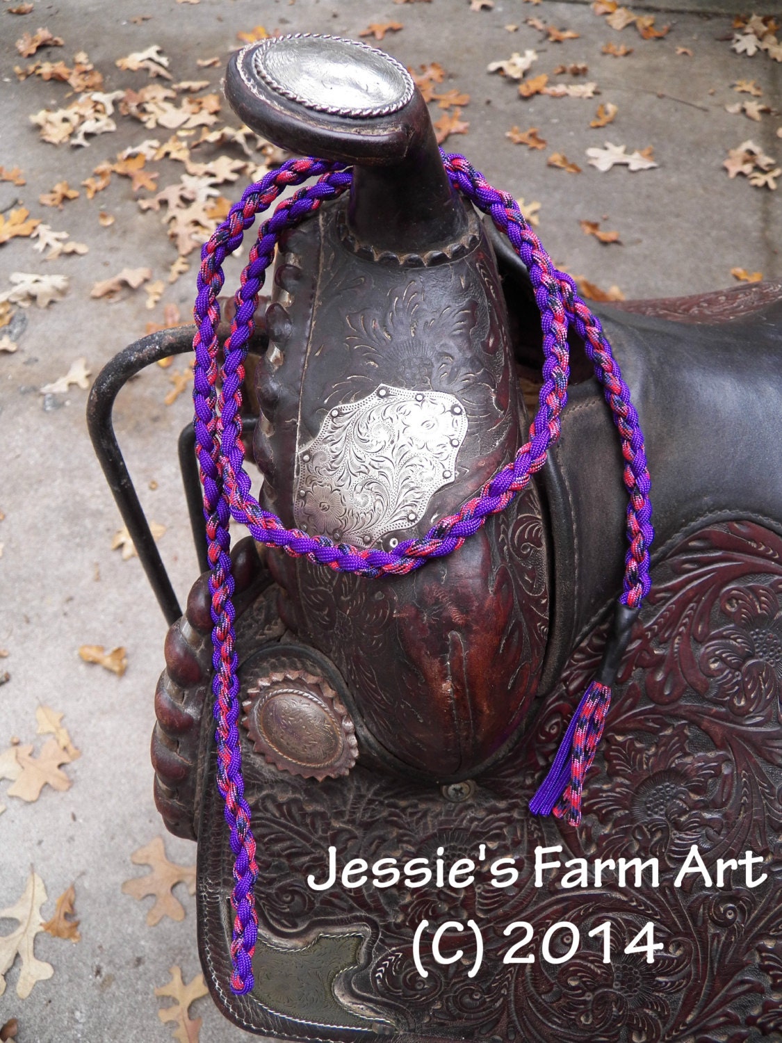 Hand-Crafted 550 Paracord Goat Tying String. by JessiesFarmArt