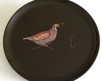 Quail plates | Etsy