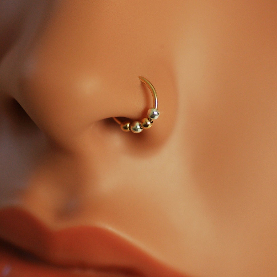 Nose ring nose hoop silver nose ring 24g Small Hoop