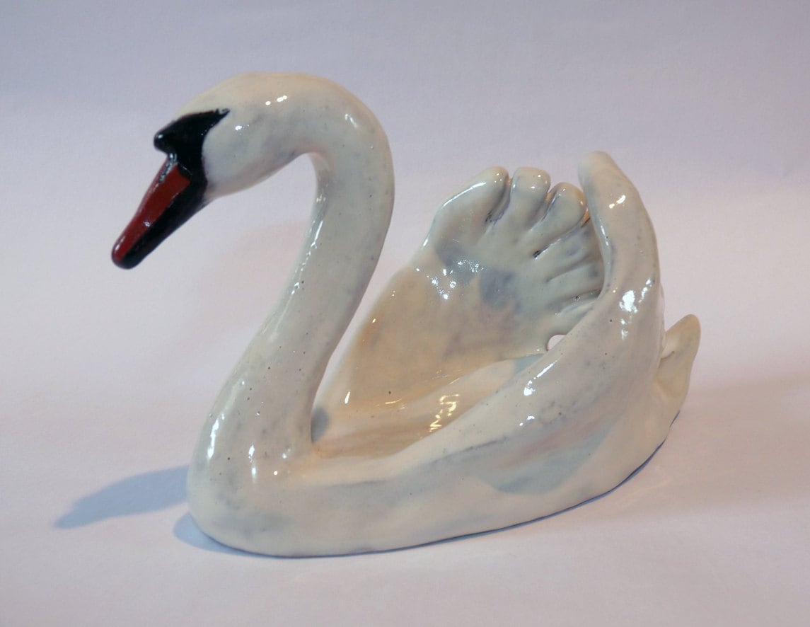 Swan Ceramic sculpture