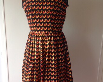 Popular items for fox print dress on Etsy