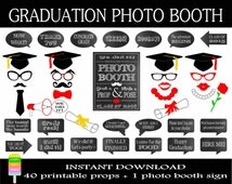 Popular items for graduation photo booth prop on Etsy