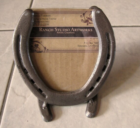Horse Shoe Picture Frame by RanchStudioArtworks on Etsy