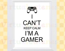 Popular items for keep calm game on on Etsy