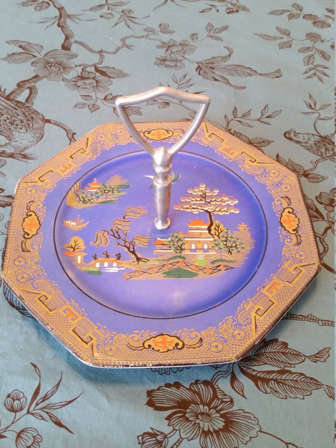 Vintage 1930’s Tams Ware Desert Platter – Gorgeous Asian Style – Haute ...