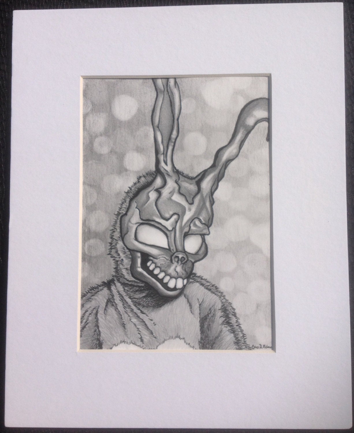 Donnie Darko Frank the Rabbit Pen & Ink Drawing