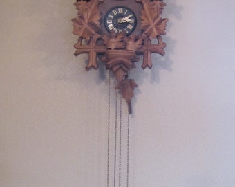 Black Forest Vintage Coo-Coo Clock Good Working Order
