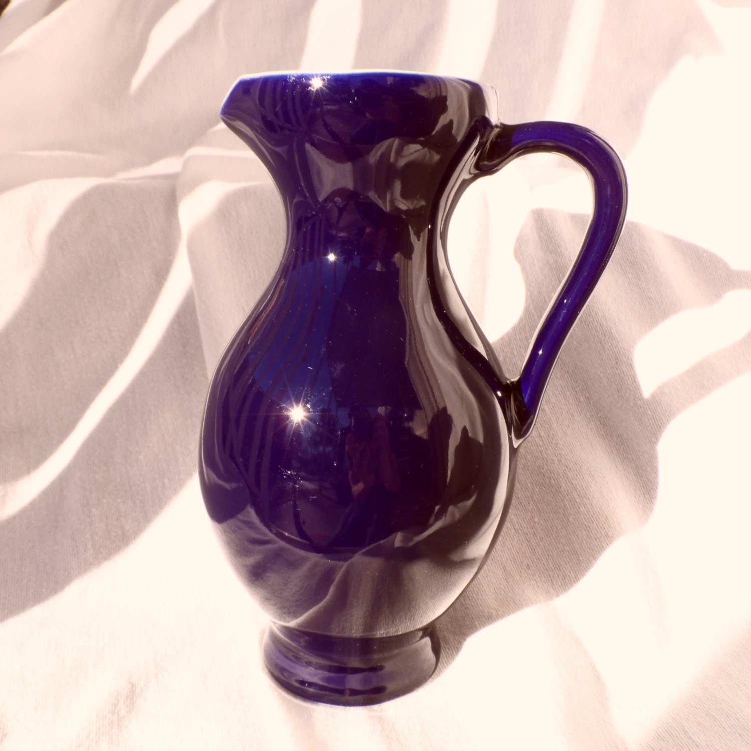Purple Pitcher-Indigo Purple-Amethyst Purple Pitcher -Vintage Thailand ...