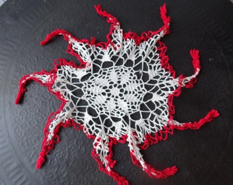 Items similar to Beautiful Award-Winning Pumpkin Patch Doily, 13 1/2 ...