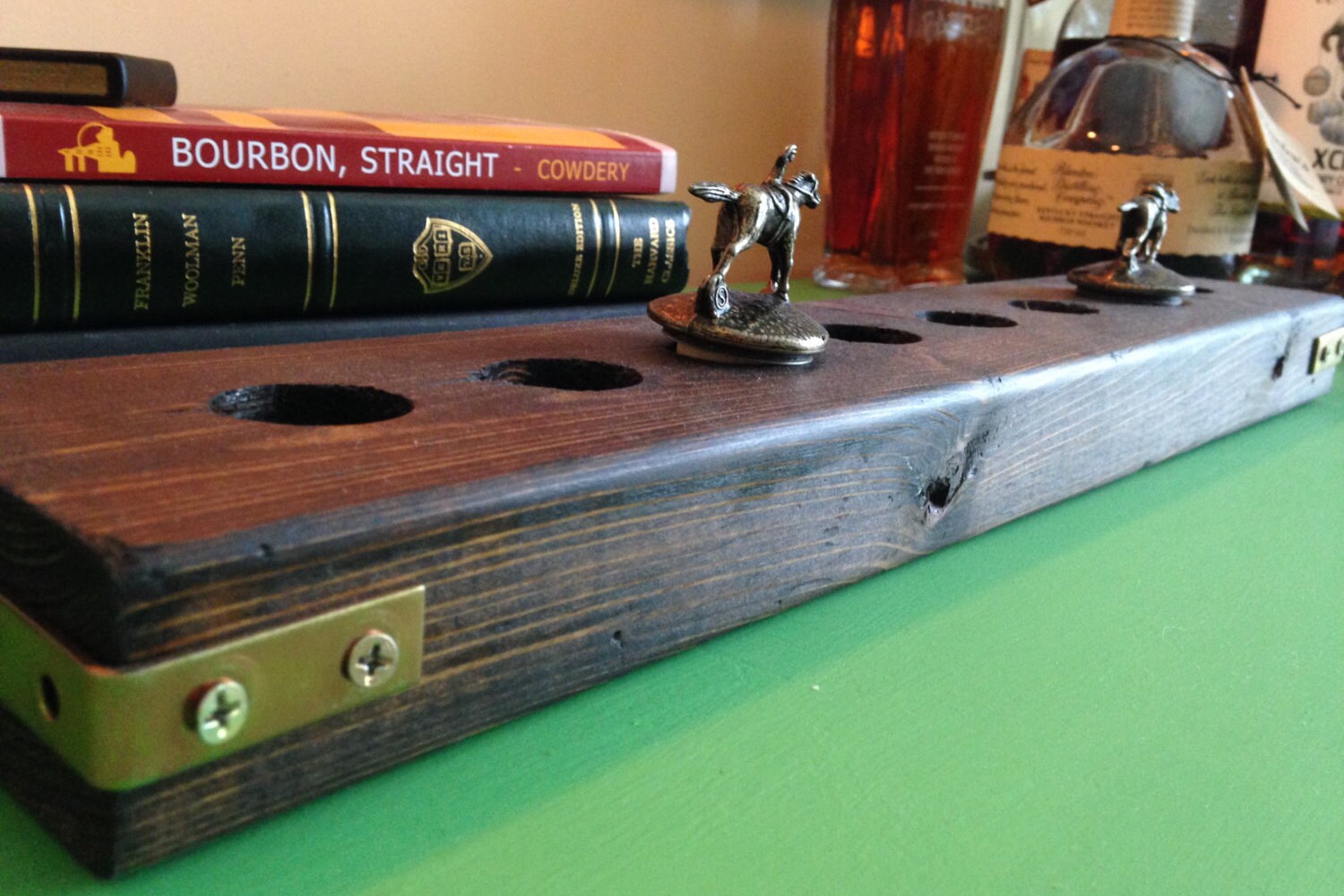 Blanton's Bourbon Whiskey Bottle Cork Stopper Display