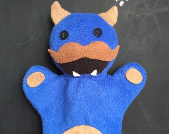 Monster hand puppet | Etsy