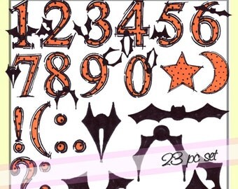 Dangles Delight Alphabet Upper Case With and without by atelieroz