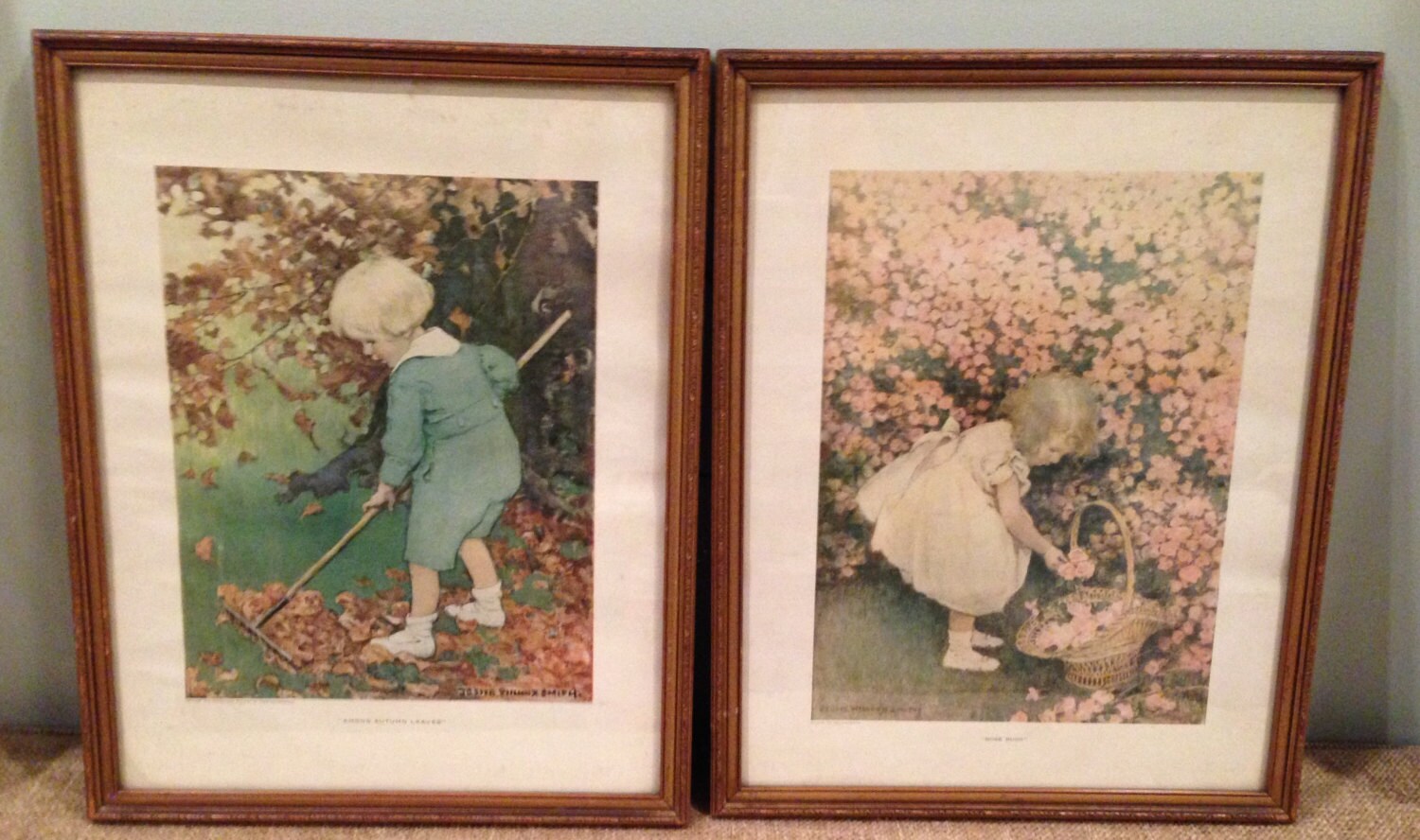 Two Framed Jessie Wilcox Smith Prints Spring by SheSellsCastaways
