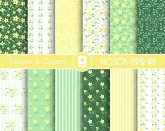 Mint Green Digital Backgrounds Digital Papers by blossompaperart
