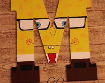 Spongebob letter | Etsy