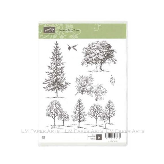 Stampin Up Lovely As A Tree Cling-Mount Stamp Brand New