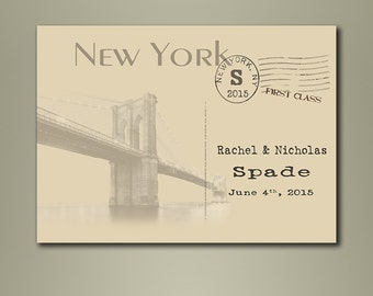 Postcard guestbook | Etsy