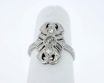 Emerald Cut Red Garnet Tab Set in 14K Rose Gold Ring