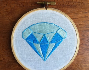 Popular items for embroidered diamond on Etsy
