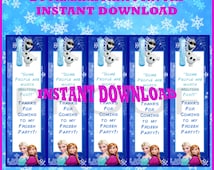 Popular items for frozen bookmarks on Etsy